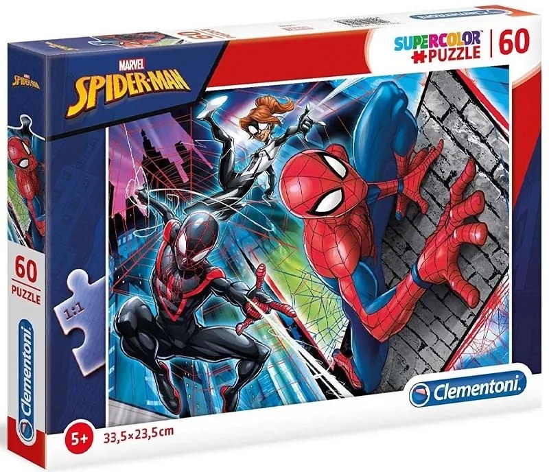 Clementoni - Puzzle Supercolor 60 Spider-Man