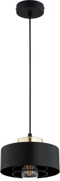 Brilagi - Lustr na lanku SPRING 1xE27/60W/230V pr. 20 cm černá/zlatá