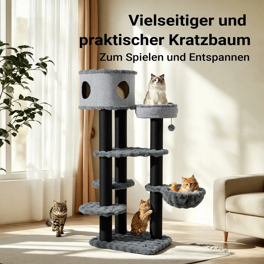 Škrabadlo pro kočky fudajo – 190 cm (66002)