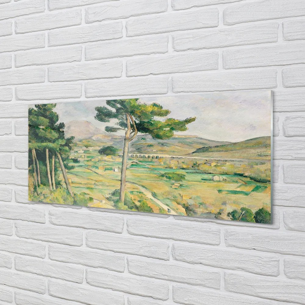 akrylový obraz Art pohled na louku 120x60 cm