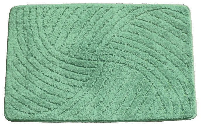 Ervi koupelnová předložka zelená Comfort, 1 set
