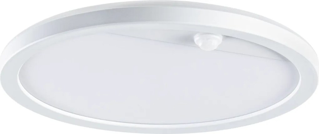 P 94662 LED venkovní panel Lamina vč. pohybové čidlo IP44 kruhové 280mm 3000K 14,5W 230V bílá umělá hmota - PAULMANN