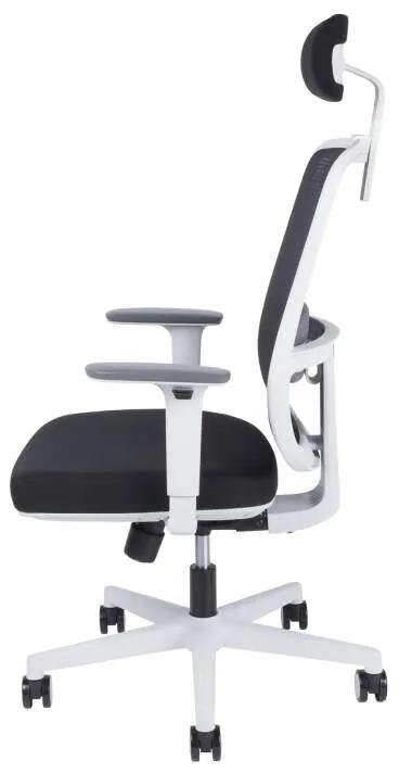 Canto SP kancelářská židle s podhlavníkem bílá