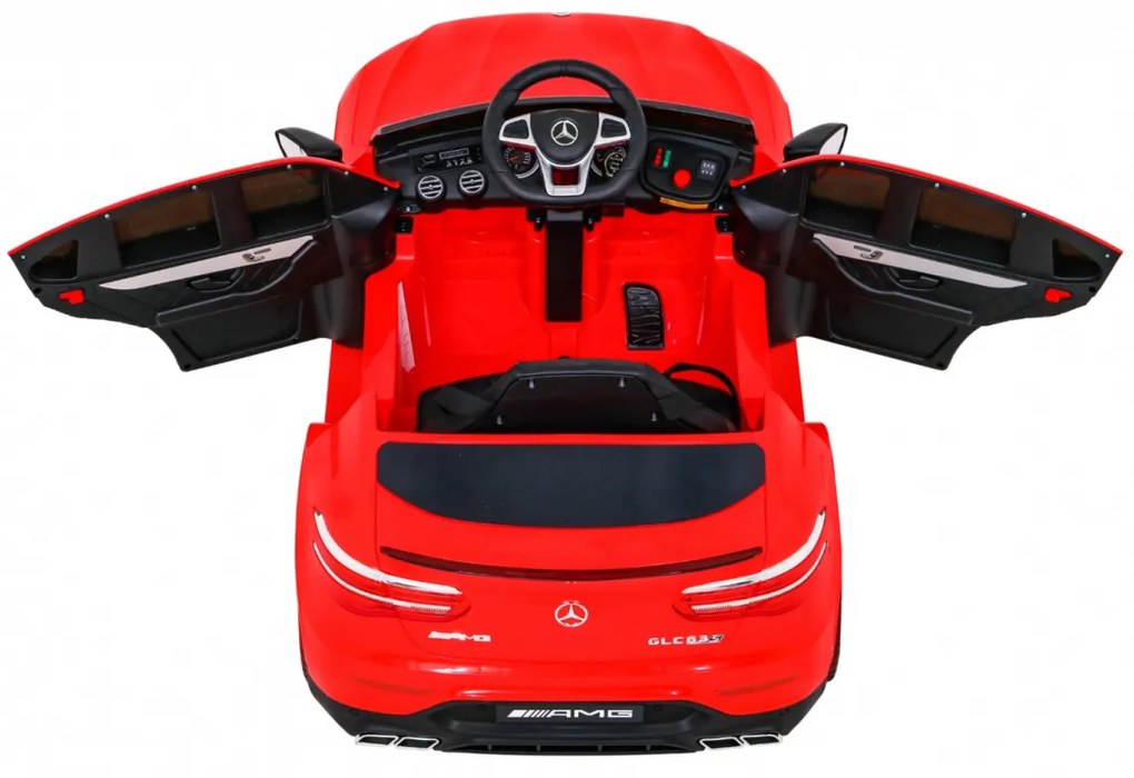 HračkyZaDobréKačky Dětské elektrické autíčko Mercedes GLC 63S 4x4 Small červené