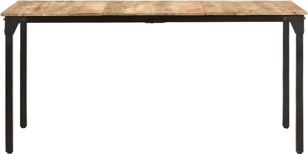 Jídelní stůl 160 x 80 x 76 cm hrubé mangovníkové dřevo 321974