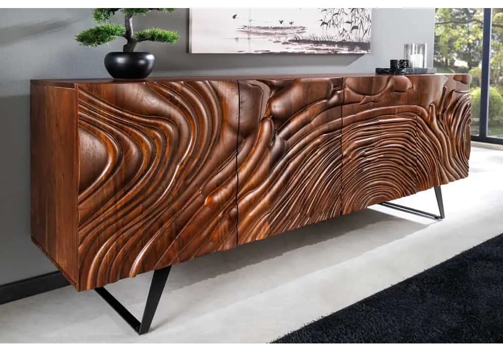 Massive home | Luxusní komoda FLUID z akáciového masivu 175cm