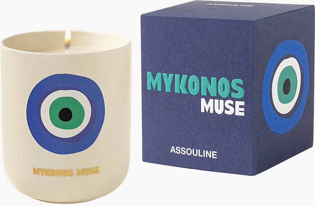 Vonná svíčka Mykonos Muse (zelené fíky a teplá tonka)