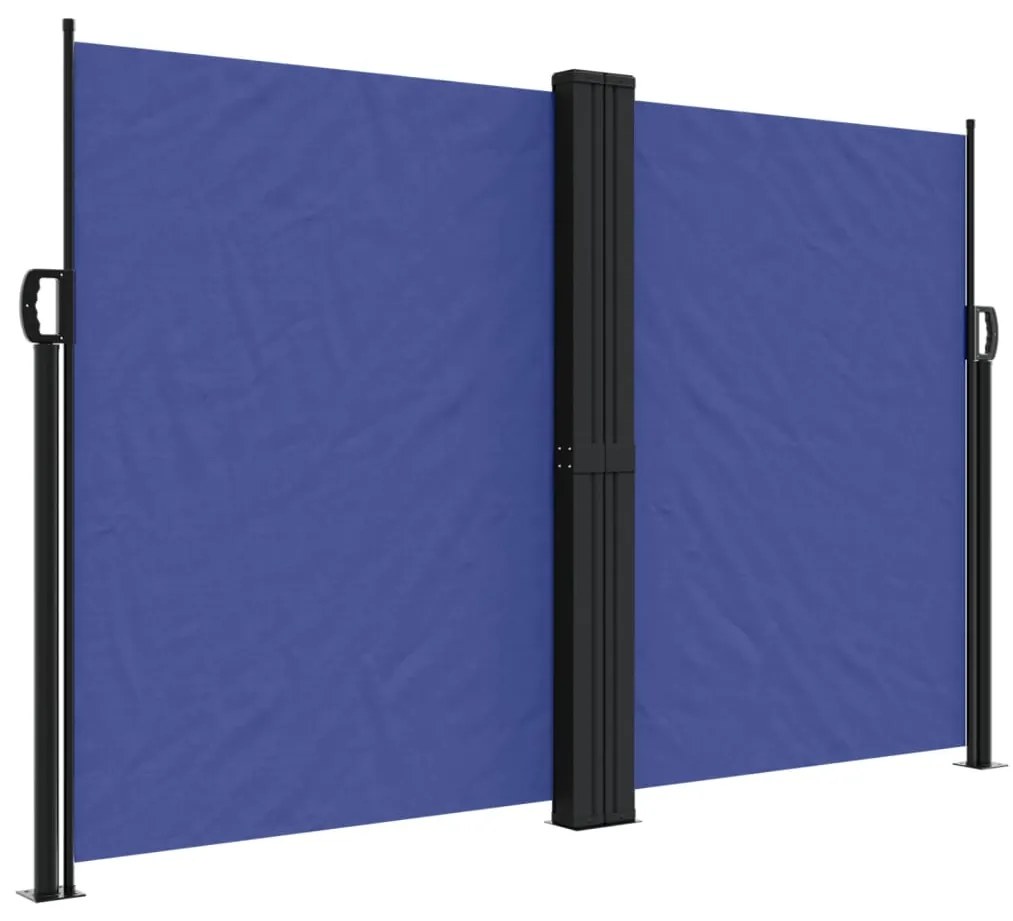 Zatahovací boční markýza modrá 160 x 1 000 cm,  4004731