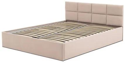 Čalouněná postel MONOS bez matrace rozměr 180x200 cm Béžová