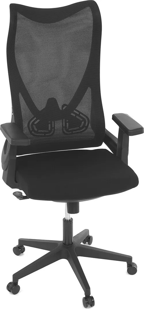 Ergonomická kancelářská židle SOSA - černá síťovina