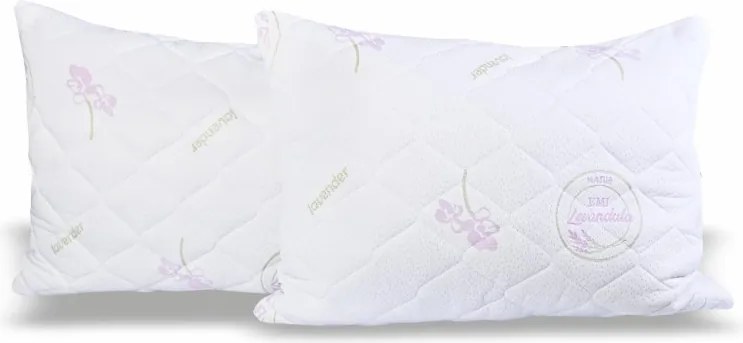 Polštář prošívaný antialergický 70 x 90 cm Lavender EMI 1+1 ZDARMA