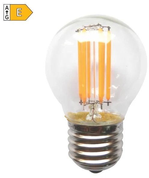 Diolamp LED Mini Globe Filament žárovka čirá P45 6W/230V/E27/4000K/770Lm/360°