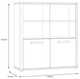 Regál OGAI 120 cm