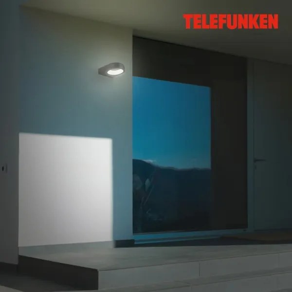 Telefunken 320205TF - LED Venkovní nástěnné svítidlo LED/7,5W/230V IP44 černá