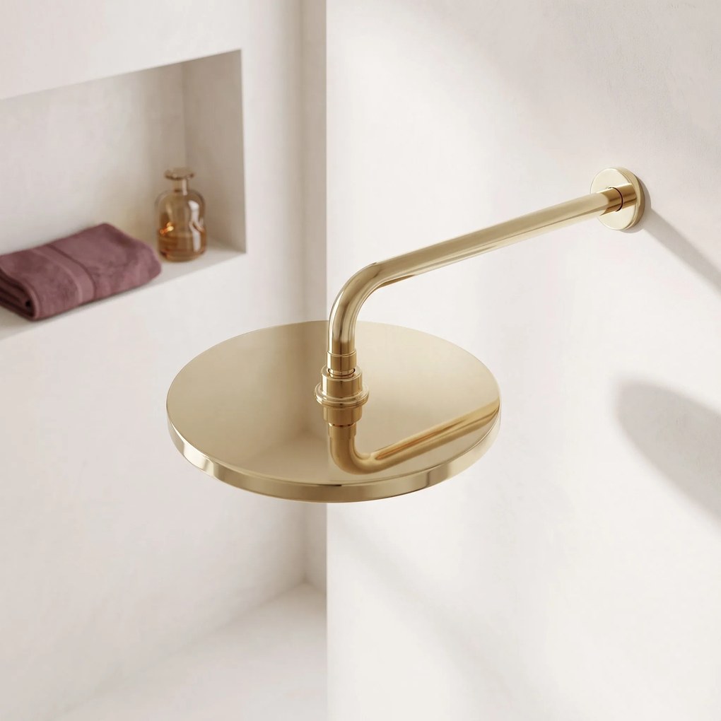 Rea, Kulatá dešťová sprcha REA JS-021 Gold, REA-P0390