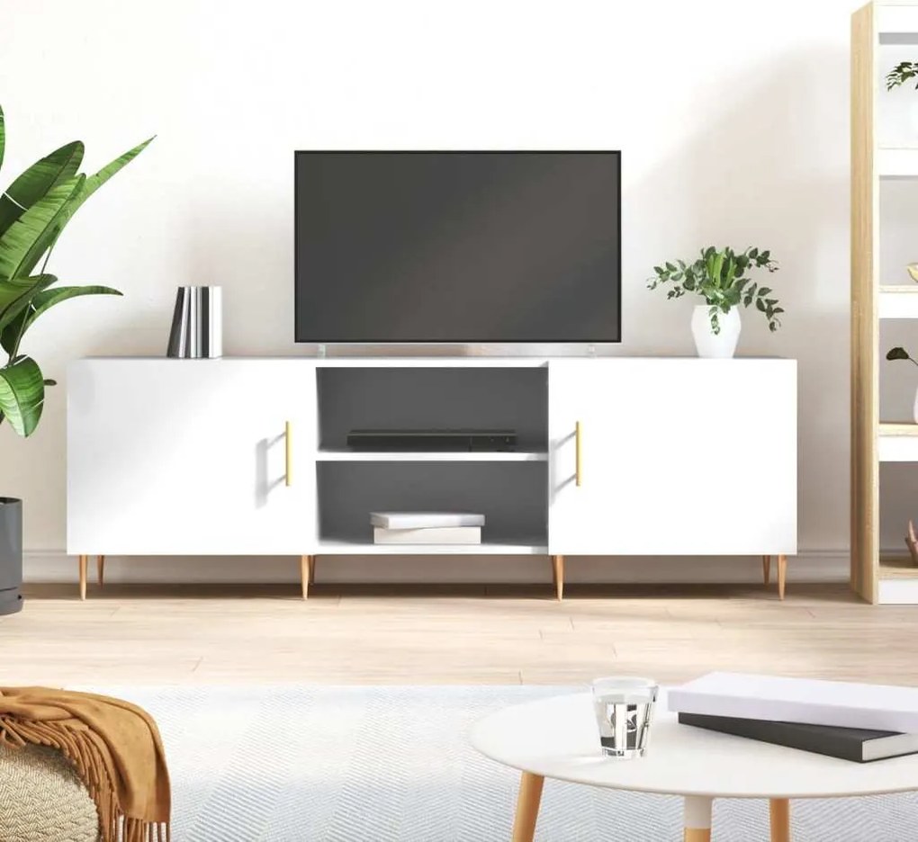 vidaXL TV skříňka 150 x 30 x 50 cm kompozitní dřevo [829088] Barva: Betonová šedá