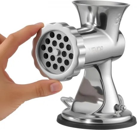 Ruční mlýnek na maso, na maso 304 z nerezové oceli s přísavkou + ocelová stolní