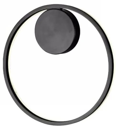 Světla a lustry REDO GROUP Redo ORBIT černé nástěnné světlo 40 cm/LED 24,5W/4000K Stmívání: Triac