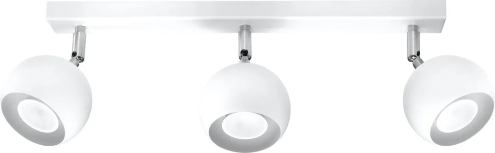 Sollux Lighting Stropní svítidlo OCULARE 3 bílé