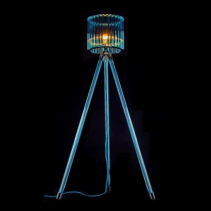 Moderní stojanová lampa HOOPS 02-FL-NI1205-CAQ - ARTGLASS