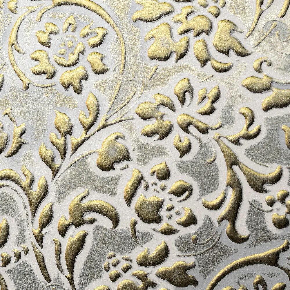 SIBU DESIGN LL FLORAL White/Gold mat 13419 NA