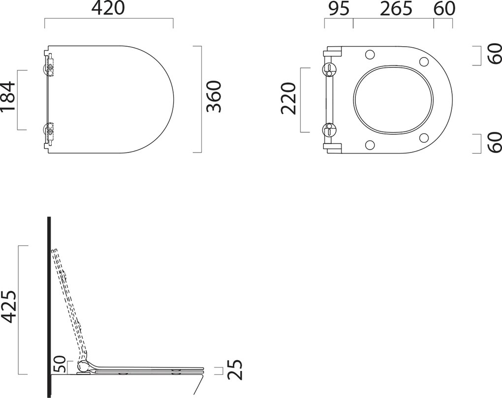 GSI GSI, KUBE X, NORM WC sedátko Soft Close SLIM, duroplast, bílá, MS76SN11