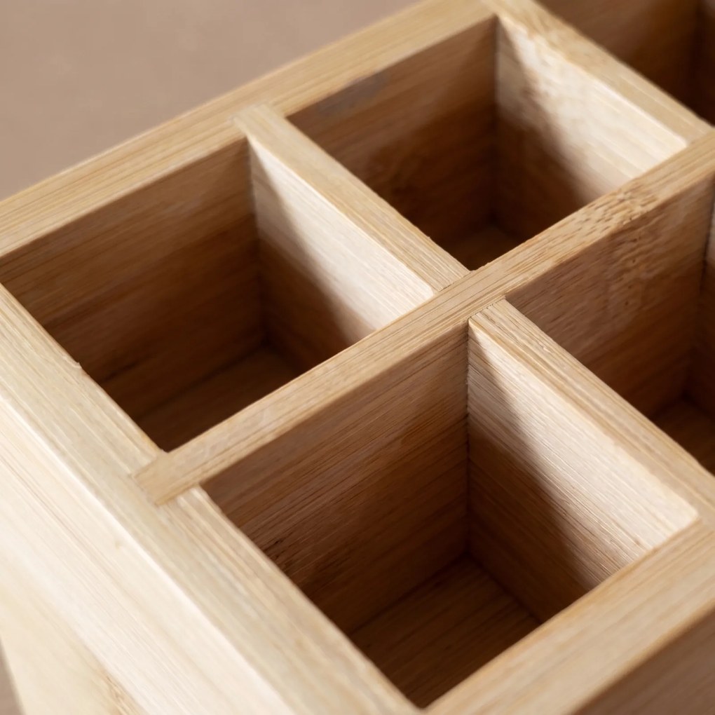 Bambusový organizér na stůl, 10 x 25 x 15,5 cm