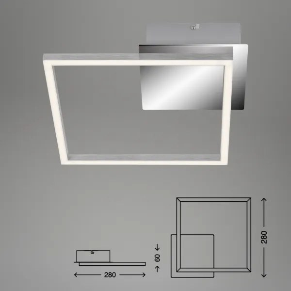 Briloner 3105-018 - LED Stmívatelné stropní svítidlo FRAMES LED/9,7W/230V