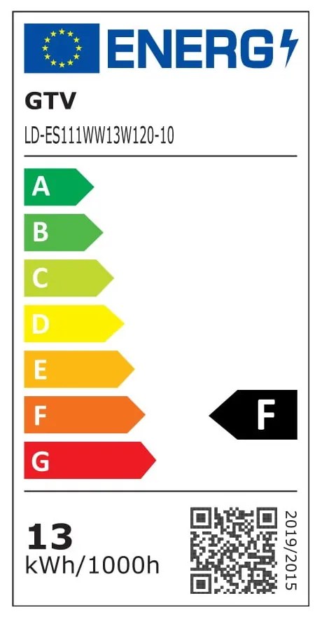 LED žárovka GU10, 12,5 W – GTV