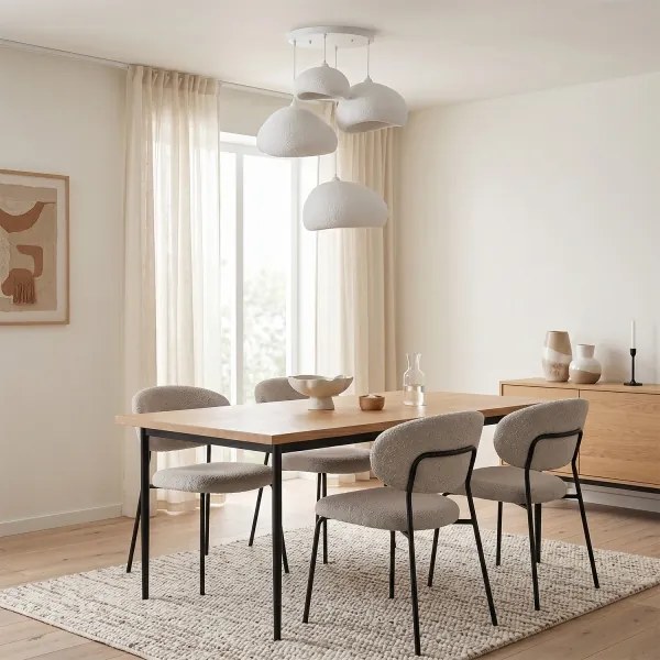 Brilagi - Lustr na lanku WABI SABI 4xE27/40W/230V pr. 95 cm bílá