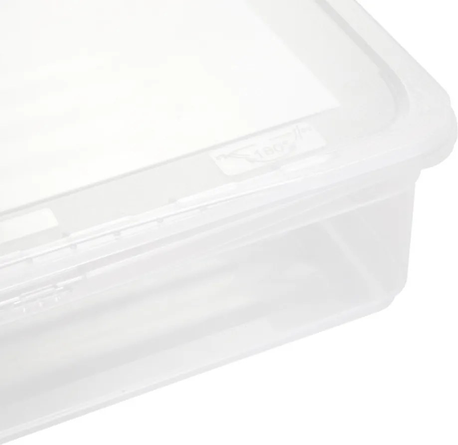 Keeeper Úložný box s víkem (má 2 funkce) BEA Clearbox 11L, 39 x 29,5 x 14 cm