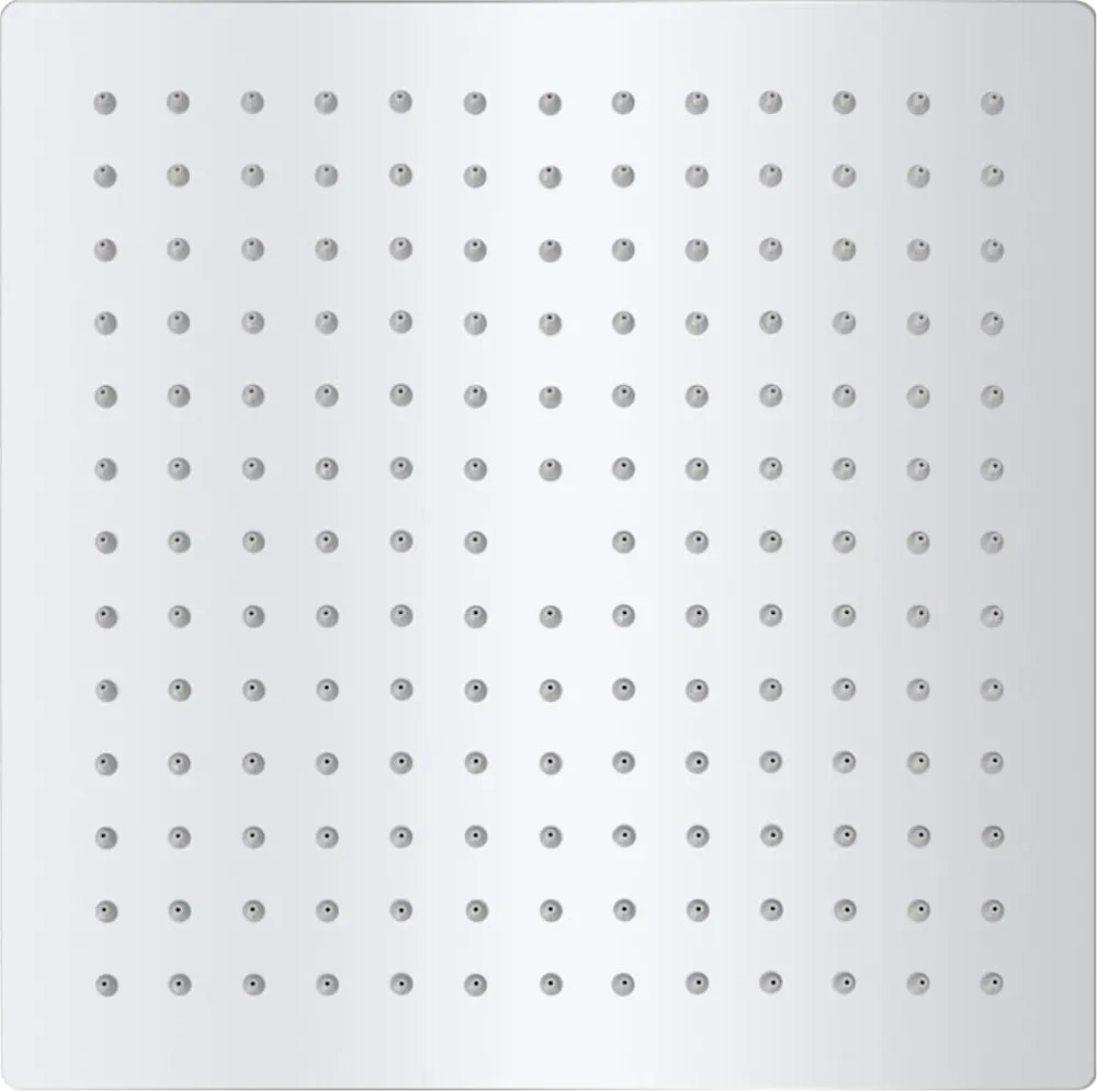 Dešťové sprchové hlavice 2 ks 25 x 25 cm nerezová ocel 275940
