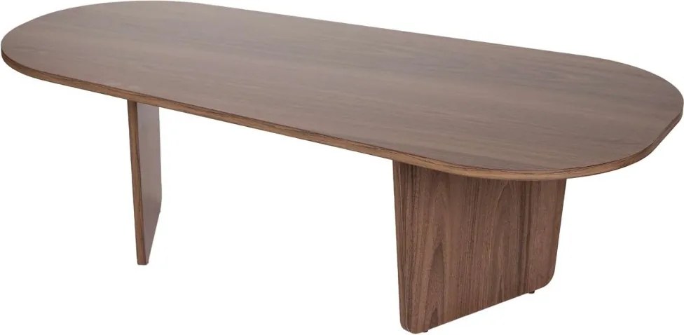 Designový konferenční stolek Nephrite 130 cm vzor ořech