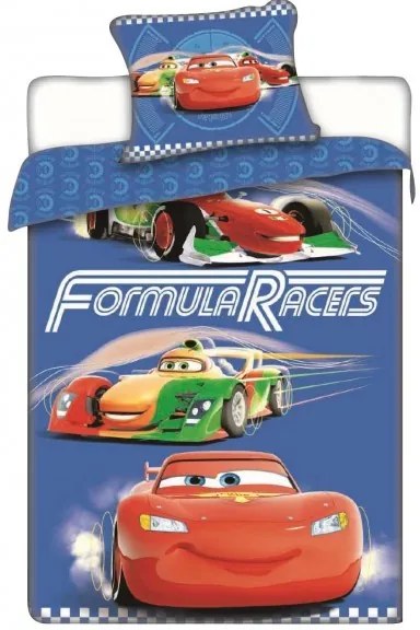 Jerry Fabrics Dětské povlečení CARS RACERS 140x200 70x90