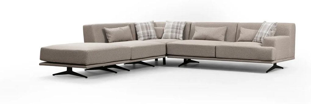 Atelier del Sofa Rohová sedací souprava Bentley Corner (PUF-O1-C-3R), Béžová