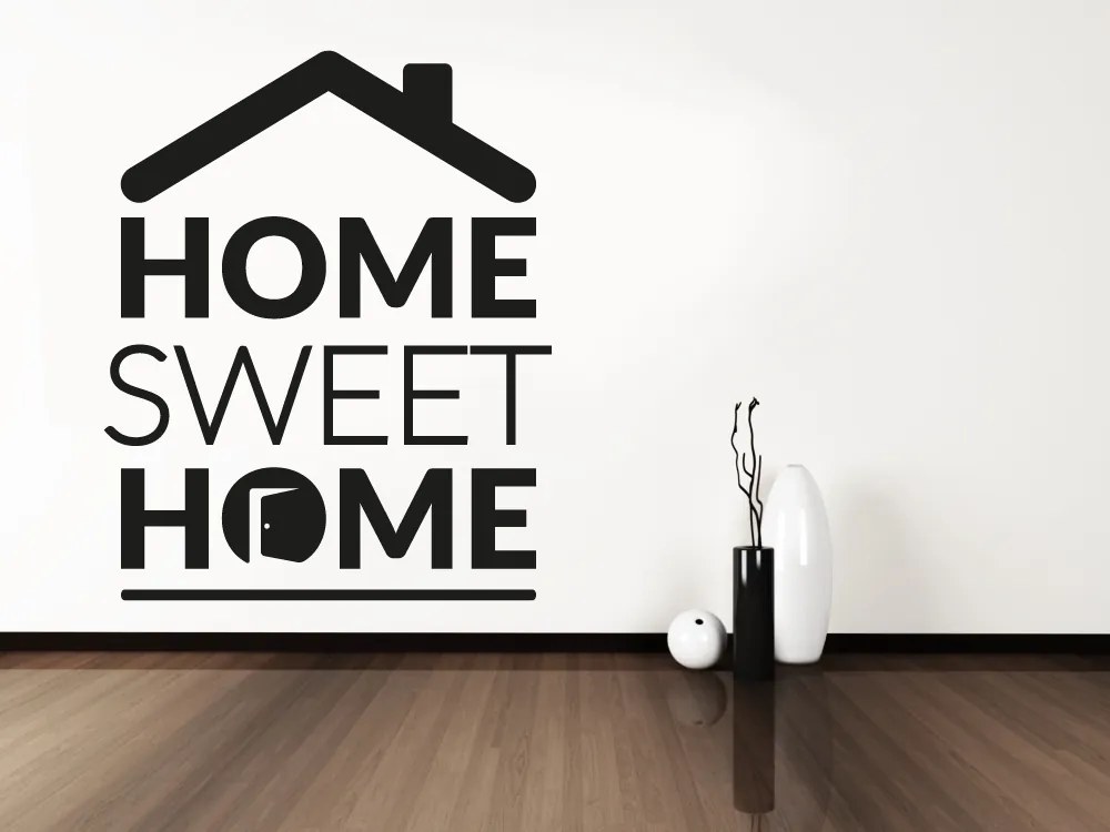 Home sweet home 2 - samolepka na zeď (100x81cm) - Rawe.cz