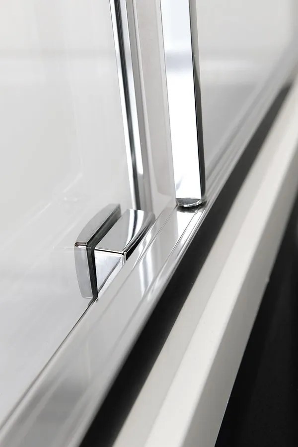 Polysan, LUCIS LINE čtvercová sprchová zástěna 900x900mm, čiré sklo, DL1615
