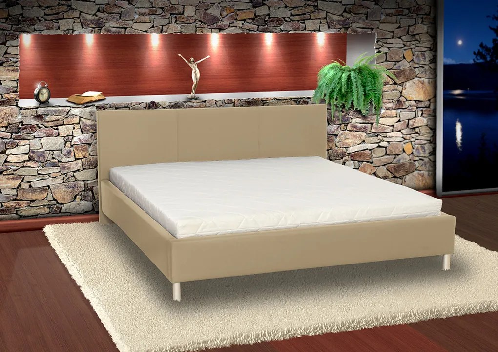 Levná postel 180x200 cm Florida Barva: eko béžová