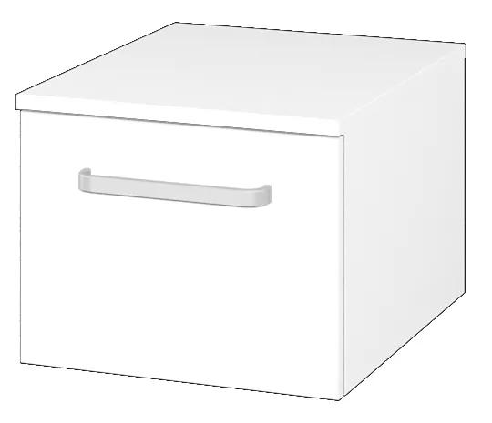 Dřevojas Skříň nízká DOS SNZ1 40 Varianta: M01 Bílá mat / Úchytka T01 / M01 Bílá mat
