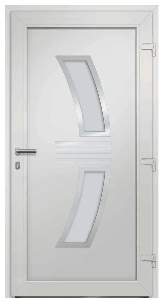 Vchodové dveře bílé 98 x 200 cm,  3057566