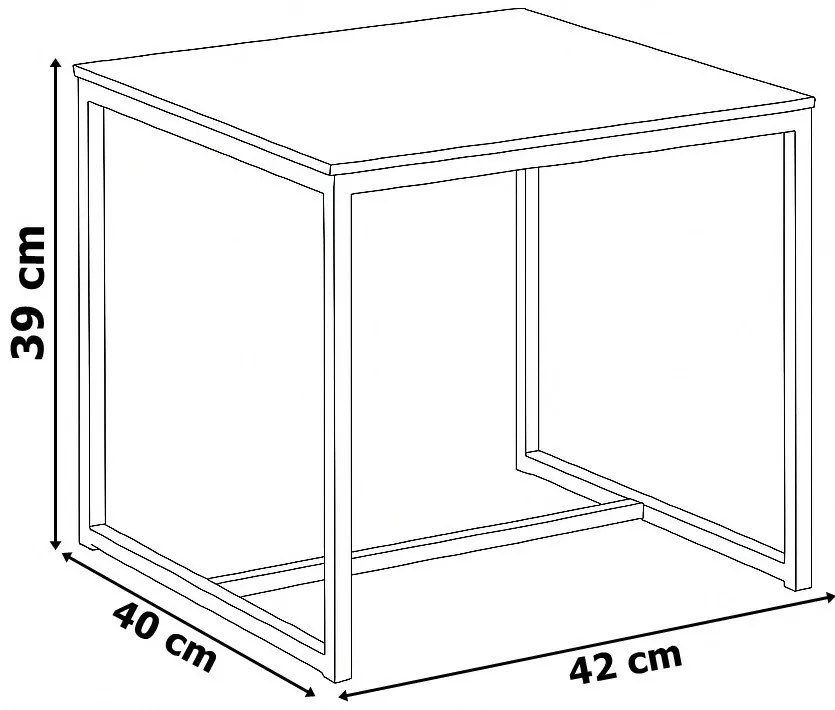 Zahradní sestava Coffi černá