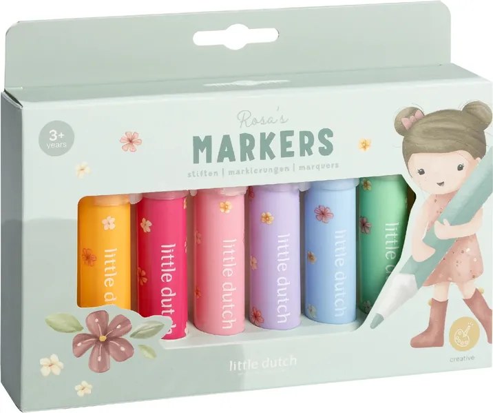 Little Dutch Fixy 8 ks Rosa
