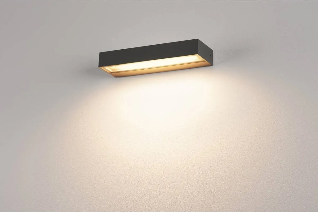 LA 1002069 PEMA® WL, LED venkovní nástěnné nástavbové svítidlo, IP54, antracit, 3000K - BIG WHITE (SLV)