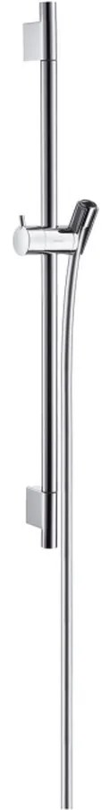Hansgrohe Unica, S Puro sprchová tyč 650 mm se sprchovou hadicí Isiflex 1600 mm, chromová, HAN-28632000