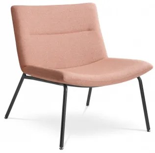 LD seating Křeslo Oslo Lounge OL-K1 GALERIE - Čalounění LD seating LÁTKY 1 / DINO, ERA, ONE 2021 bez stolku Hodnoty barva kostry LD NC RED červená RAL 3000