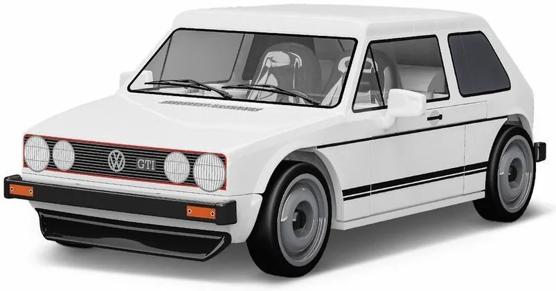 Cobi 24614 volkswagen golf gti 1976 bílý 1:35