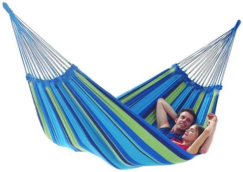 Houpací síť pro dvě osoby - modrá