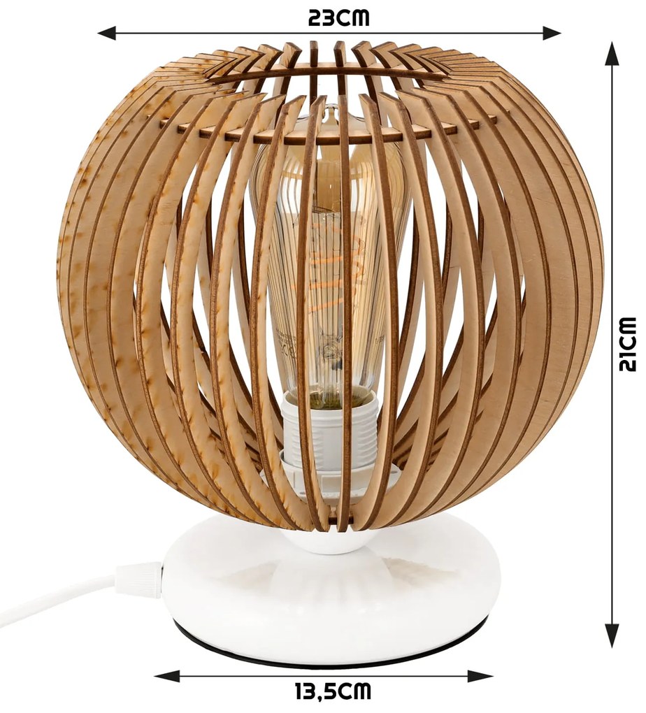 Stolní LED lampa 1xE27 LUCA05