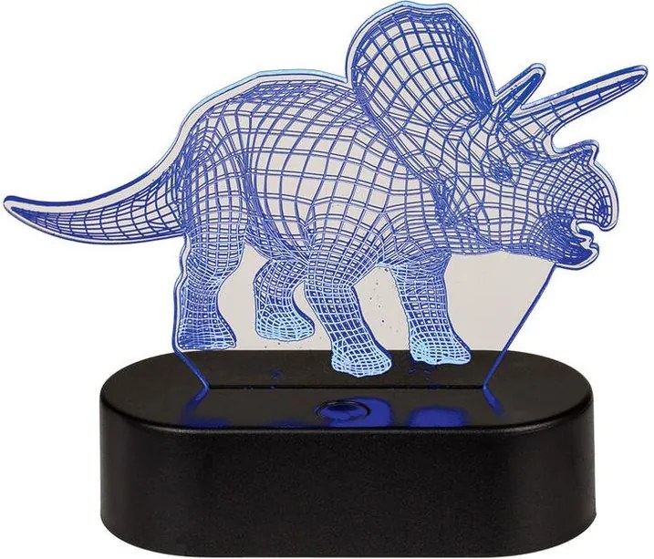Dětská lampička 3D TRICERATOPS