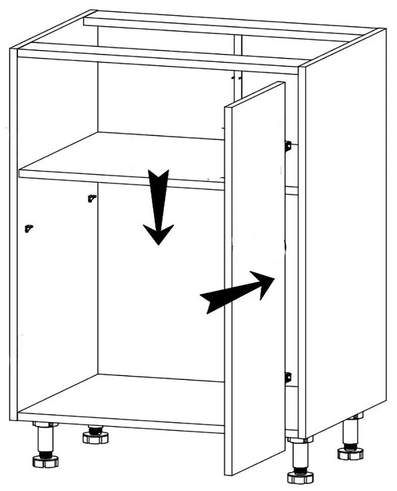 Kuchyňská linka PROVENCE k | 200+360x250 cm | SOKL v CENĚ | borovice andersen